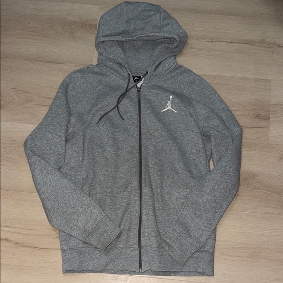 Nike | Sweaters | Jordan Nike Mens Gray Zipup Sweater | Poshmark